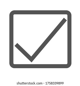 Tick Check Correct Right Icon Stock Vector (Royalty Free) 1758339899 ...