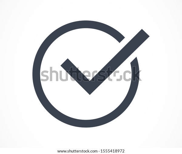 Marque la marca de verificación de aprobación doodle Icon .Tick marca ...