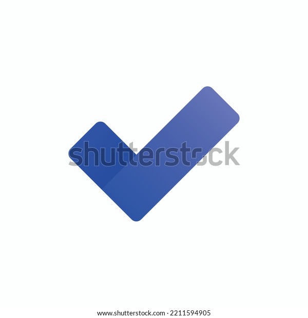 Tick Complete Done Perfect Ckeck Stock Vector (Royalty Free) 2211594905 ...