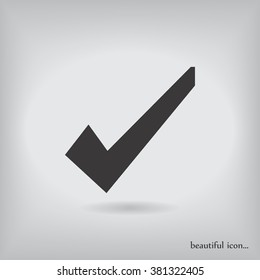 Tick Icon Stock Vector (Royalty Free) 381322405 | Shutterstock