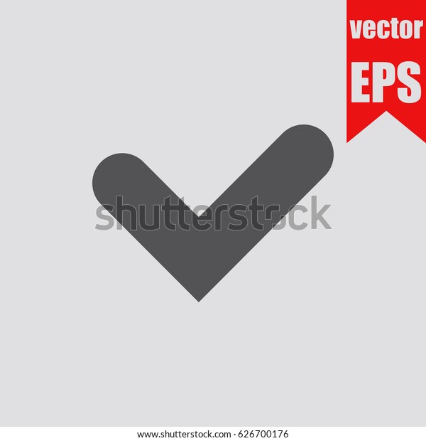 Tick Icon Infographic Isolated Flat Stylevector: เวกเตอร์สต็อก (ปลอดค่า ...
