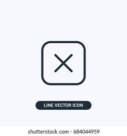 Tick Sign No X Negative Mark Stock Vector (Royalty Free) 684044959 ...