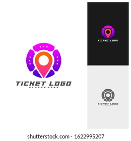 Ticket Center Logo Template Design Vector Stock Vector (Royalty Free ...