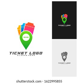 Ticket Center Logo Template Design Vector Stock Vector (Royalty Free ...