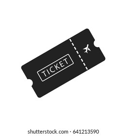 Ticket Icon On White Background Vector Stock Vector (Royalty Free ...