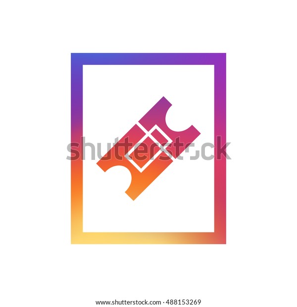 Ticket Logo Vector Clip Art Useful Stock Vector (Royalty Free ...