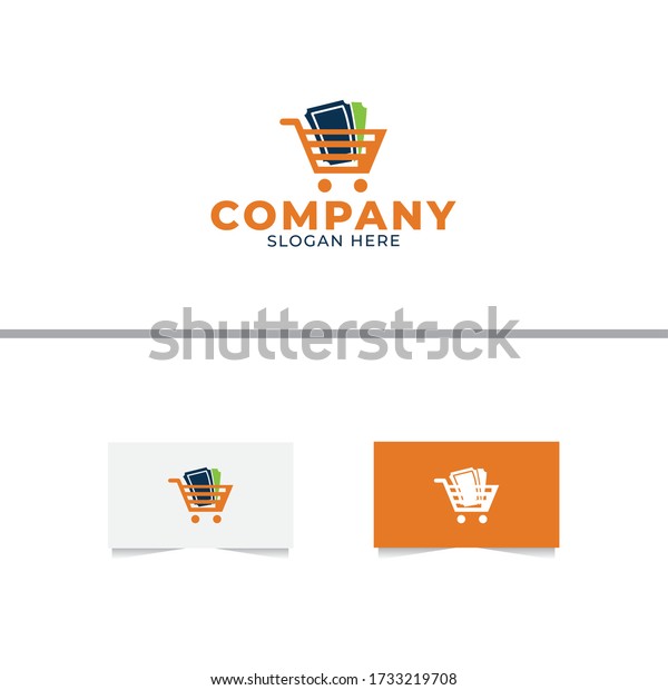 Ticket Shop Logo Design Template Stock Vector (Royalty Free) 1733219708 ...