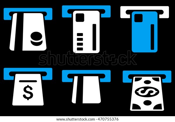 Ticket Terminal Vector Icons Pictogram Style Stock Vector (Royalty Free ...