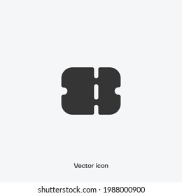 Ticket Vector Icon Illustration Premium Quality Stock Vector (Royalty ...