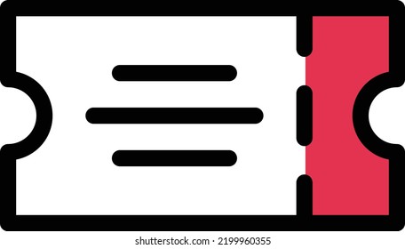 Ticket Vector Illustration On Transparent Backgroundpremium Stock ...