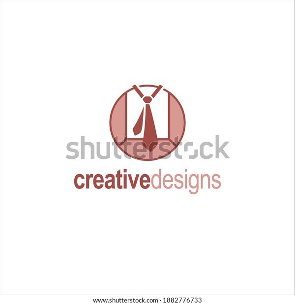 Tie Logo Design Template Corporate Consultant Stock Vector (Royalty ...