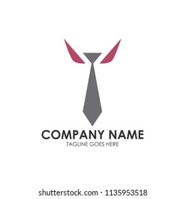 Tie Logo Template Design Vector Stock Vector (Royalty Free) 1135953518