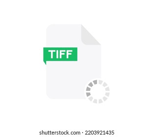 Tiff File Logo Design Tiff Transparency Stock Vector (Royalty Free ...