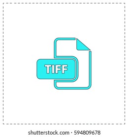 Tiff Outline Vector Icon Black Editable Stock Vector (Royalty Free ...