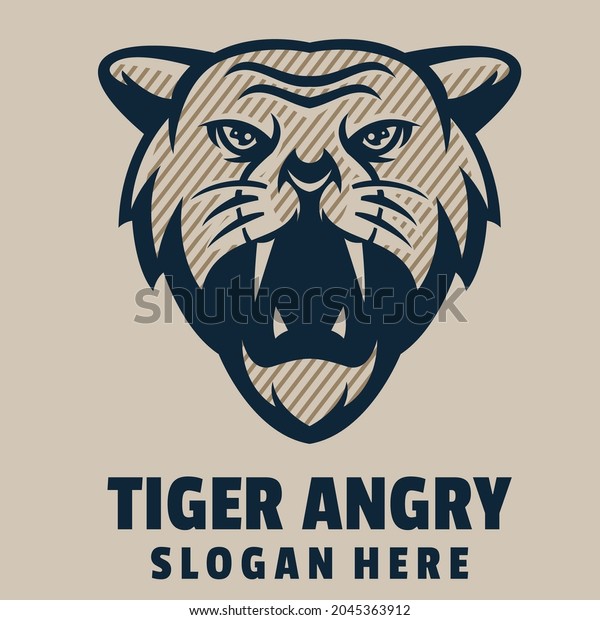 Tiger Angry Cartoon Logo Vector: เวกเตอร์สต็อก (ปลอดค่าลิขสิทธิ์ ...