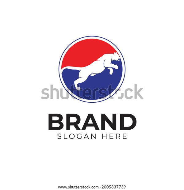 Tiger Brand Logo Template Simple Elegant Stock Vector (Royalty Free ...