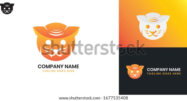 Tiger Cub Logo All Elements On Stok Vektör (Telifsiz) 1677535408 ...