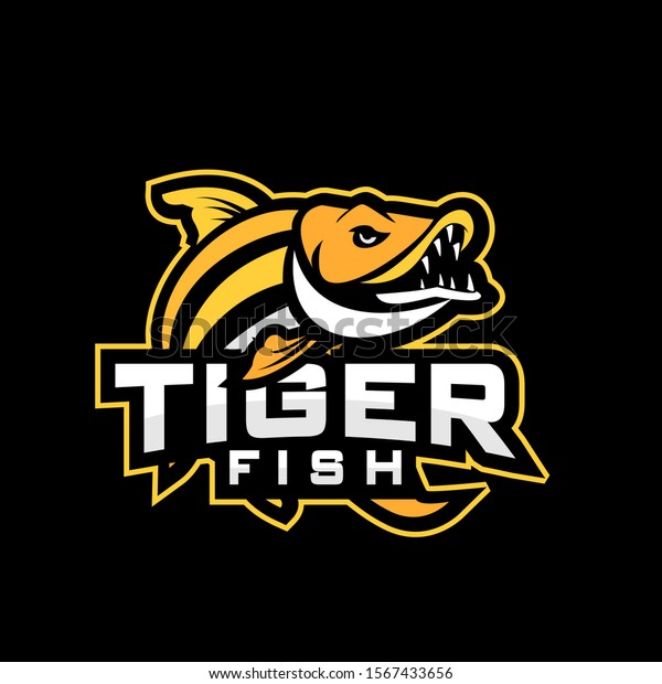 Tiger Fish Logo Icon Design Vector Stock Vector (Royalty Free ...
