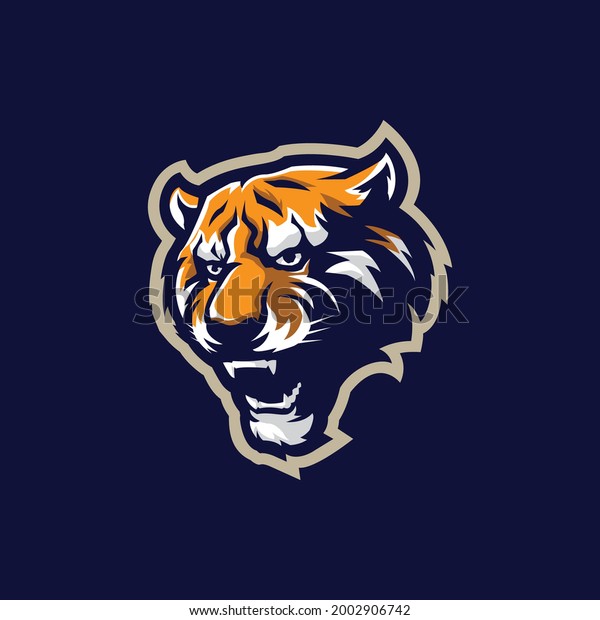 Tiger Mascot Logo Design Vector Modern Stock Vector (Royalty Free ...