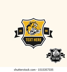 Tiger Retro Vintage Patch Badge Style Stock Vector (Royalty Free ...