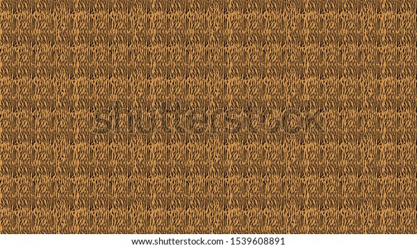 Tiger Skin Dark Stripe Pattern Vector Stock Vector (Royalty Free ...