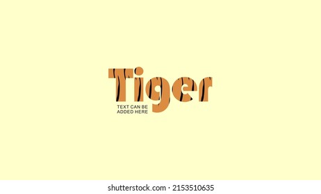 Tiger Skin Text Vector Artwork Stock Vector (Royalty Free) 2153510635 ...