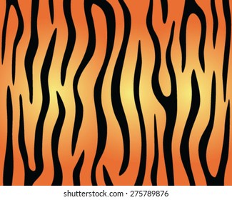 Tiger Skin Stripes Pattern Texture Decor Stock Vector (Royalty Free ...