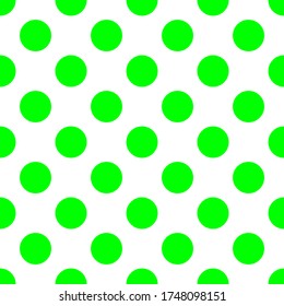 Tile Vector Pattern Neon Green Polka Stock Vector (Royalty Free ...