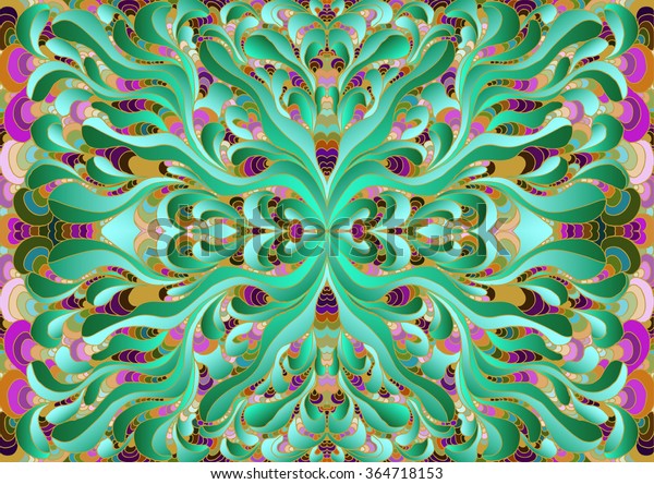Tile Walls Mosaic Glass Label Wallpaper Stock Vector (Royalty Free ...