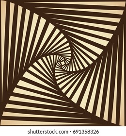 Tileable Art Quadrangle Salient Shape Optical Stock Vector (Royalty ...