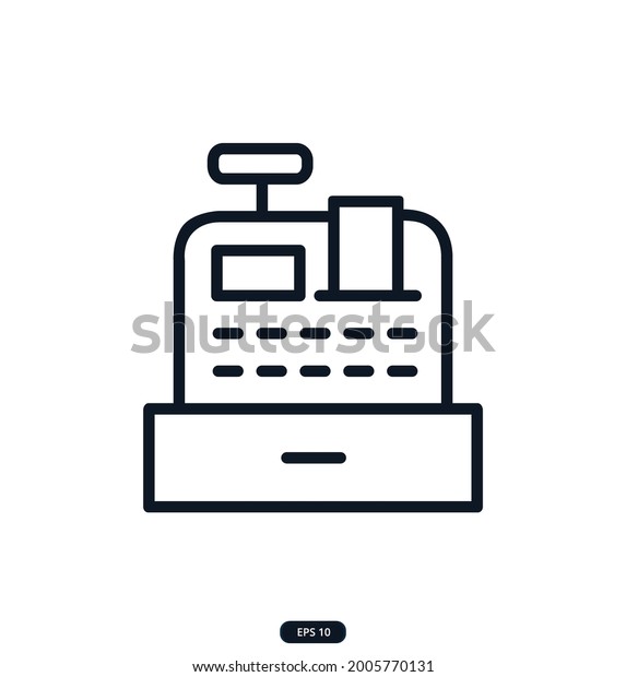 Till Icons Ecommerce Icon Web App Stock Vector (Royalty Free ...