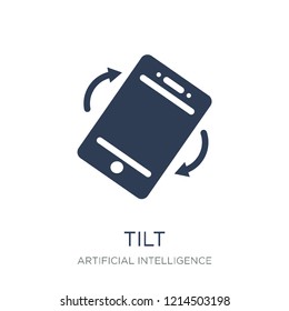 Tilt Icon Black Filled Vector Illustration Stock Vector (Royalty Free ...
