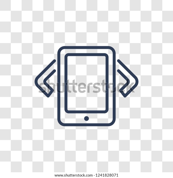 Tilt Icon Trendy Linear Tilt Logo Stock Vector (Royalty Free ...