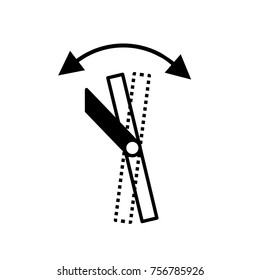 Tilt Wall Mount Icon Stock Vector (Royalty Free) 756785926