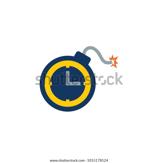 Time Bomb Logo Icon Design Stock Vector (Royalty Free) 1055178524 ...