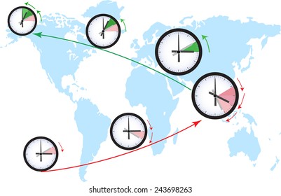 10,946 Time zone clocks Images, Stock Photos & Vectors | Shutterstock