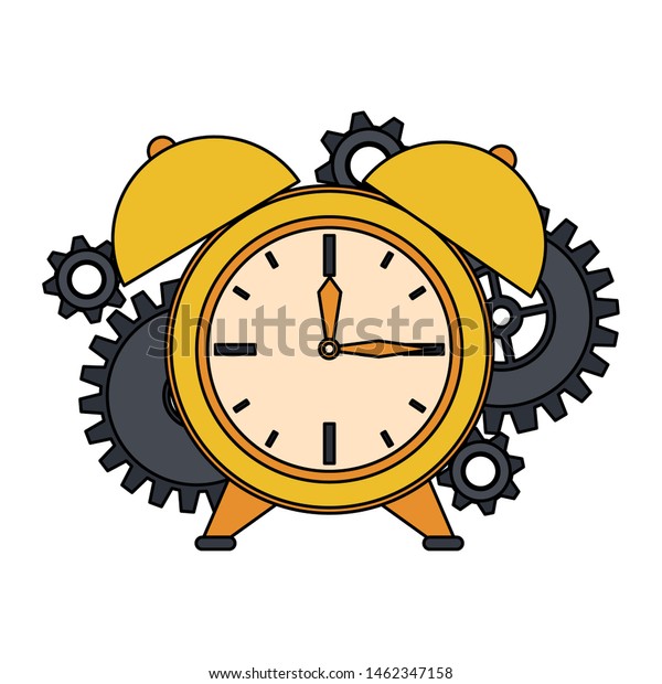 Time Clock Retro Classic Vintage Watch Stock Vector (Royalty Free ...
