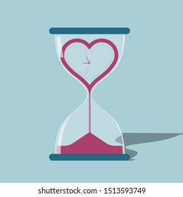Time Concept Design Isolated On Blue Stock Vector (Royalty Free ...