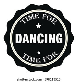 Time Dancing Stampsignseallogo Stock Vector (Royalty Free) 598113518 ...
