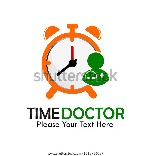 Time Doctor Logo Template Illustration Stock Vector (Royalty Free ...