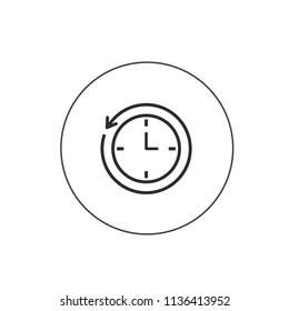 Clock Vector Icon Background Stock Vector (Royalty Free) 1136413901 ...
