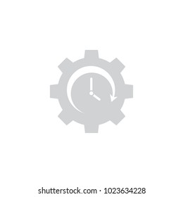 Time Gear Logo Icon Design Stock Vector (Royalty Free) 1023634228 ...