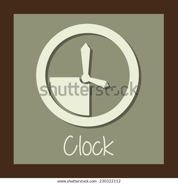 Time Graphic Design Vector Illustration Stock Vector (Royalty Free ...