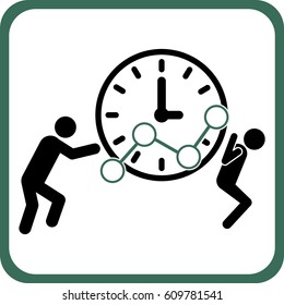 Time Growth Icon Stock Vector (Royalty Free) 609781541 | Shutterstock