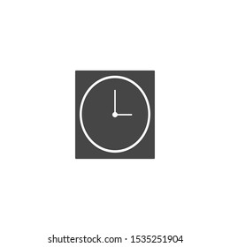 Time Icon Watch Symbol Vector Clock Stock Vector (Royalty Free ...