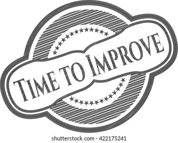 Time Improve Draw Pencil Strokes Stock Vector (Royalty Free) 422175241 ...