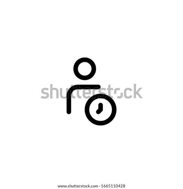 Time Lapse Account Icon Logo Vector Stock Vector (Royalty Free ...