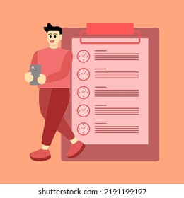 Time Management Control Target Productivity Business Stock Vector ...