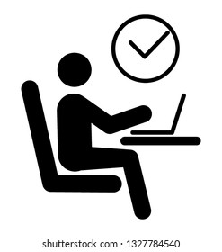 Time Management Vector Pictogram Design 스톡 벡터(로열티 프리) 1327784540 ...