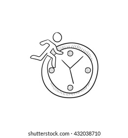 Time Management Sketch Icon Stock Illustration 402480859 | Shutterstock
